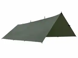 DD Superlight 4,5 x 2,9 meter XL tarp - Olive Green - Obelink.nl