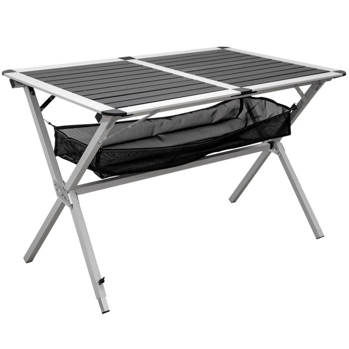AMANKA 110 x 70 weerbestendige aluminium roltafel