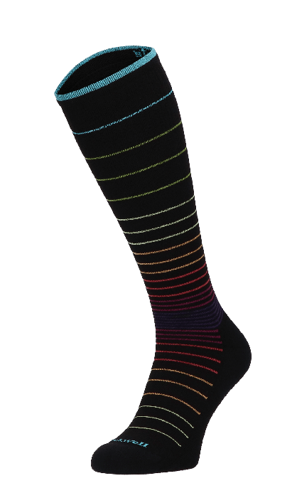 Sockwell Circulator Black Stripe dames compressiesokken