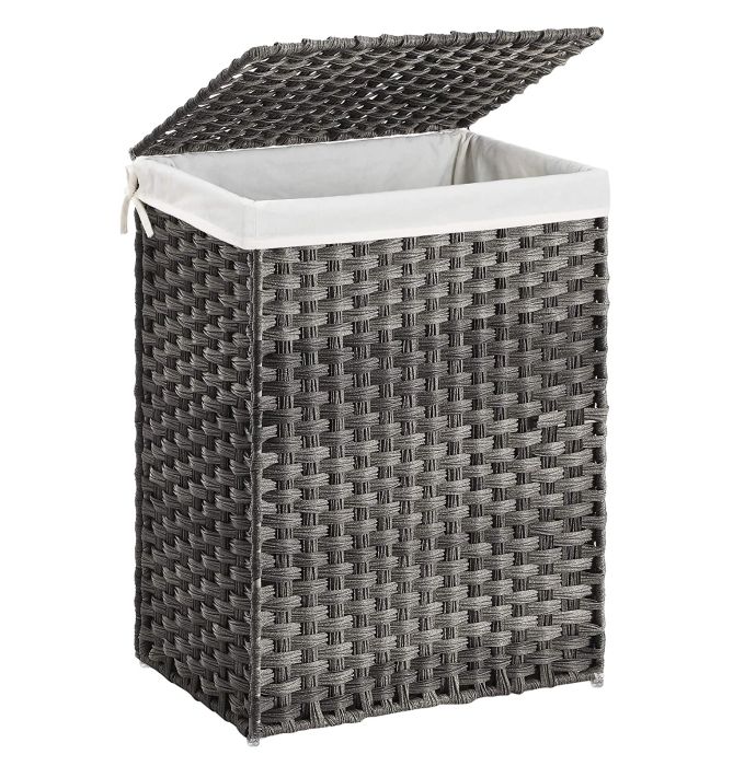 Parya Home 90 Liter Rotan handgeweven wasmand