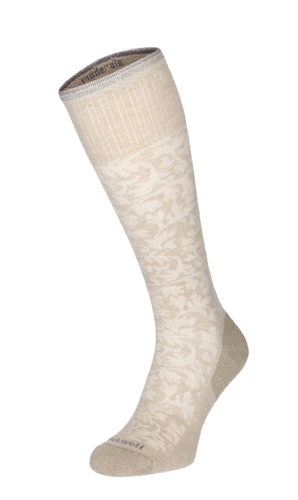 Sockwell Damask Putty dames compressiesokken