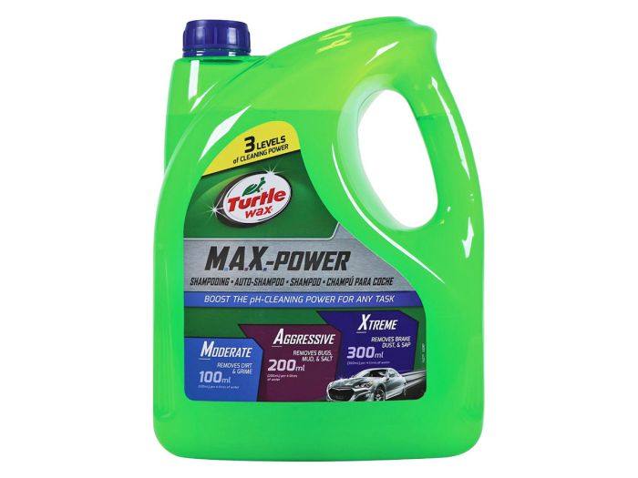Turtle Wax MAX-power 4 liter autoshampoo