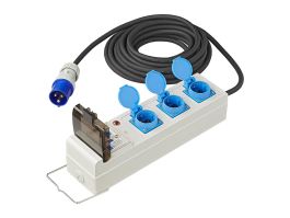 ProPlus 3 x 2,5mm² tent stekkerdoos met MCCB en ALS - 10 meter